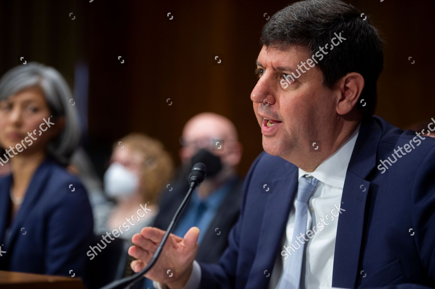 Steven M Dettelbach Responds Questions During Editorial Stock Photo ...