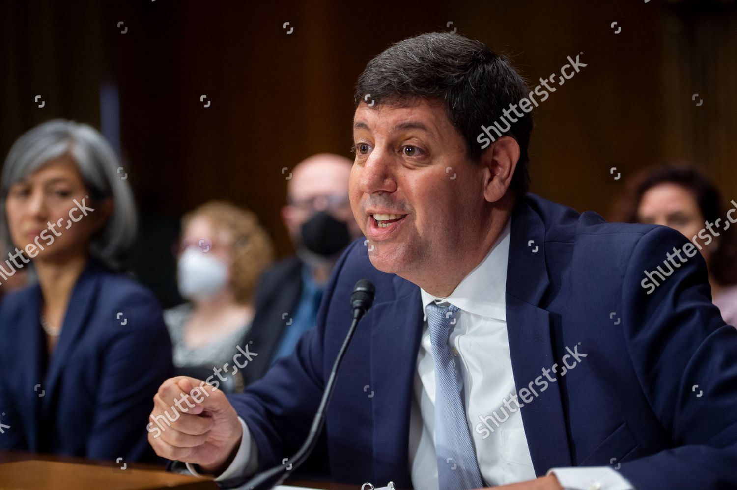 Steven M Dettelbach Responds Questions During Editorial Stock Photo ...