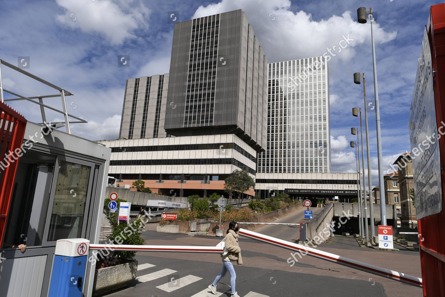 Entrance Bichat Hospital North Paris France Editorial Stock Photo ...