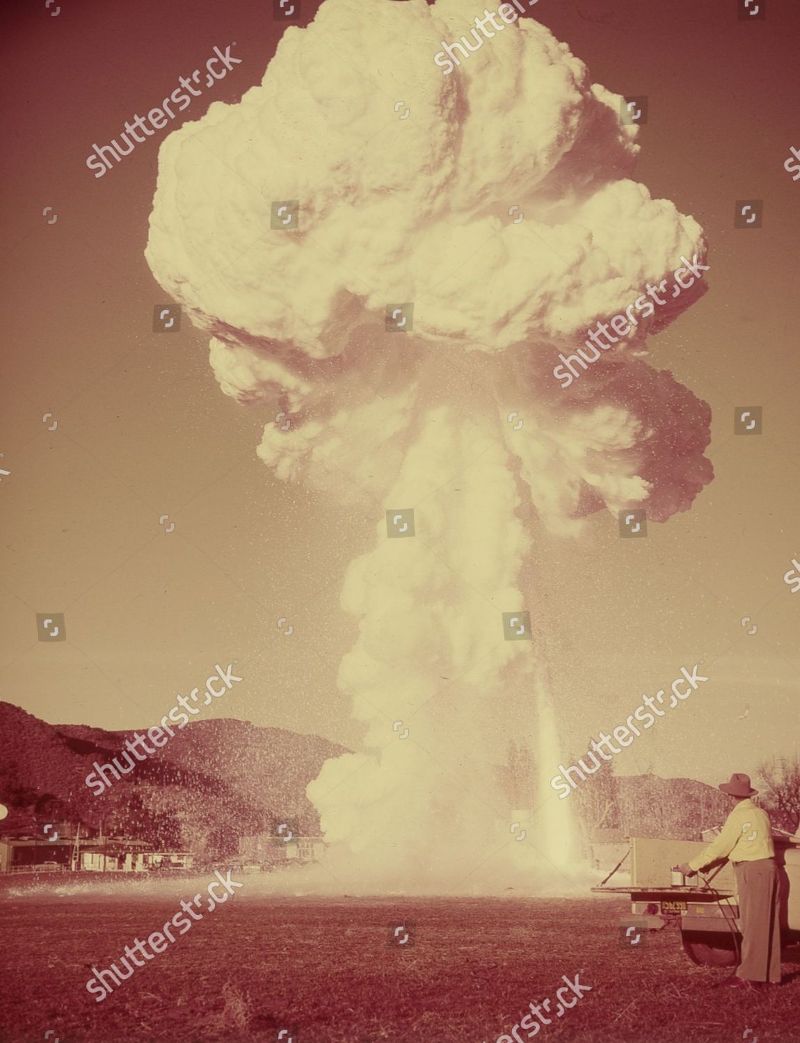 Closeup Firework Atomic Blasting Manufactured By Editorial Stock Photo ...