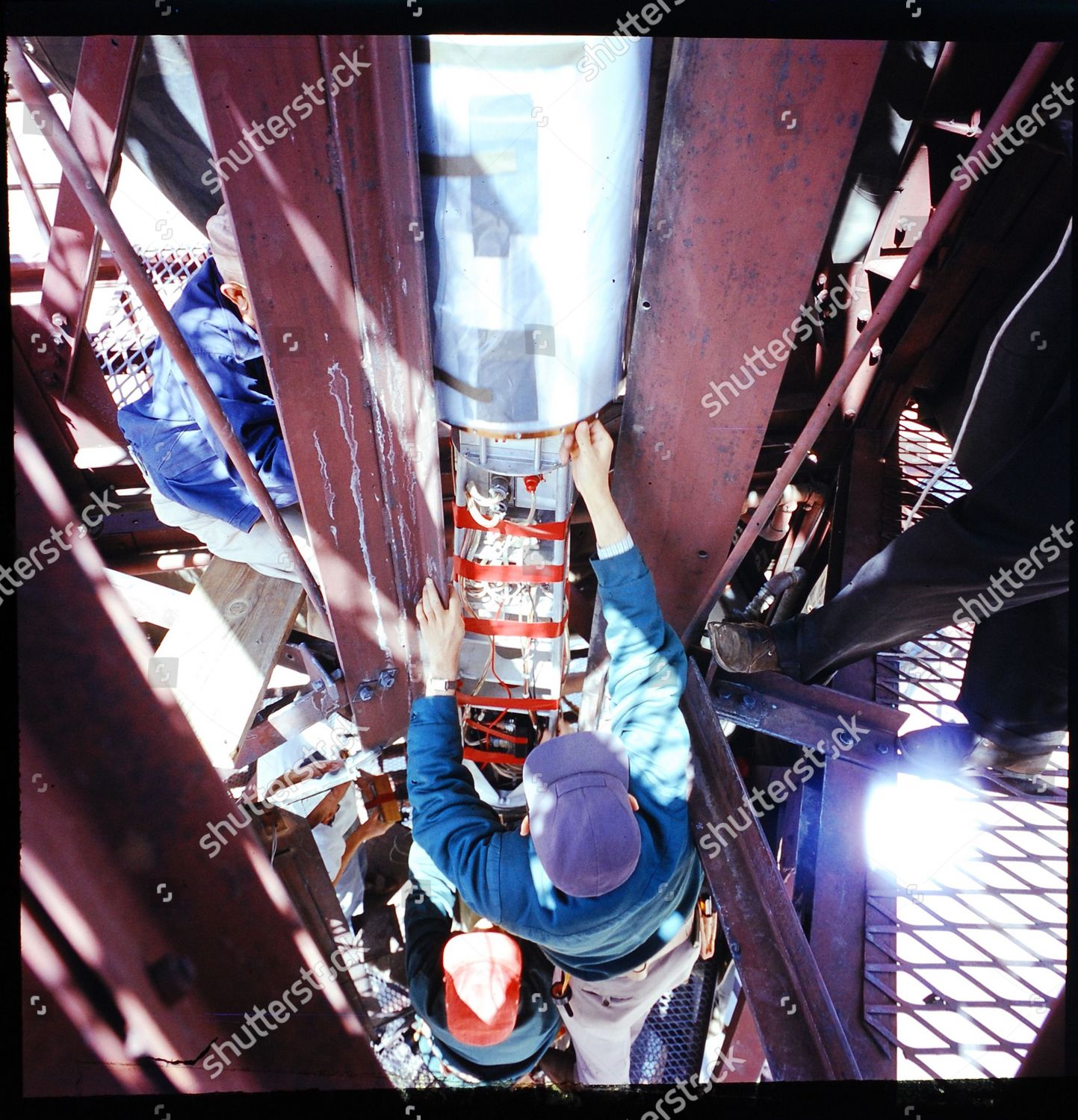 Aerial View Aerobee Rocket Launching White Editorial Stock Photo ...