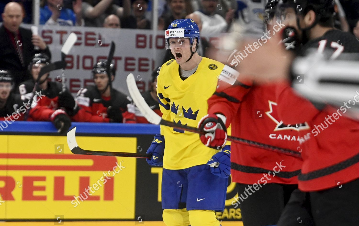 Carl Klingberg Sweden Celebrates Goal Josh Editorial Stock Photo ...