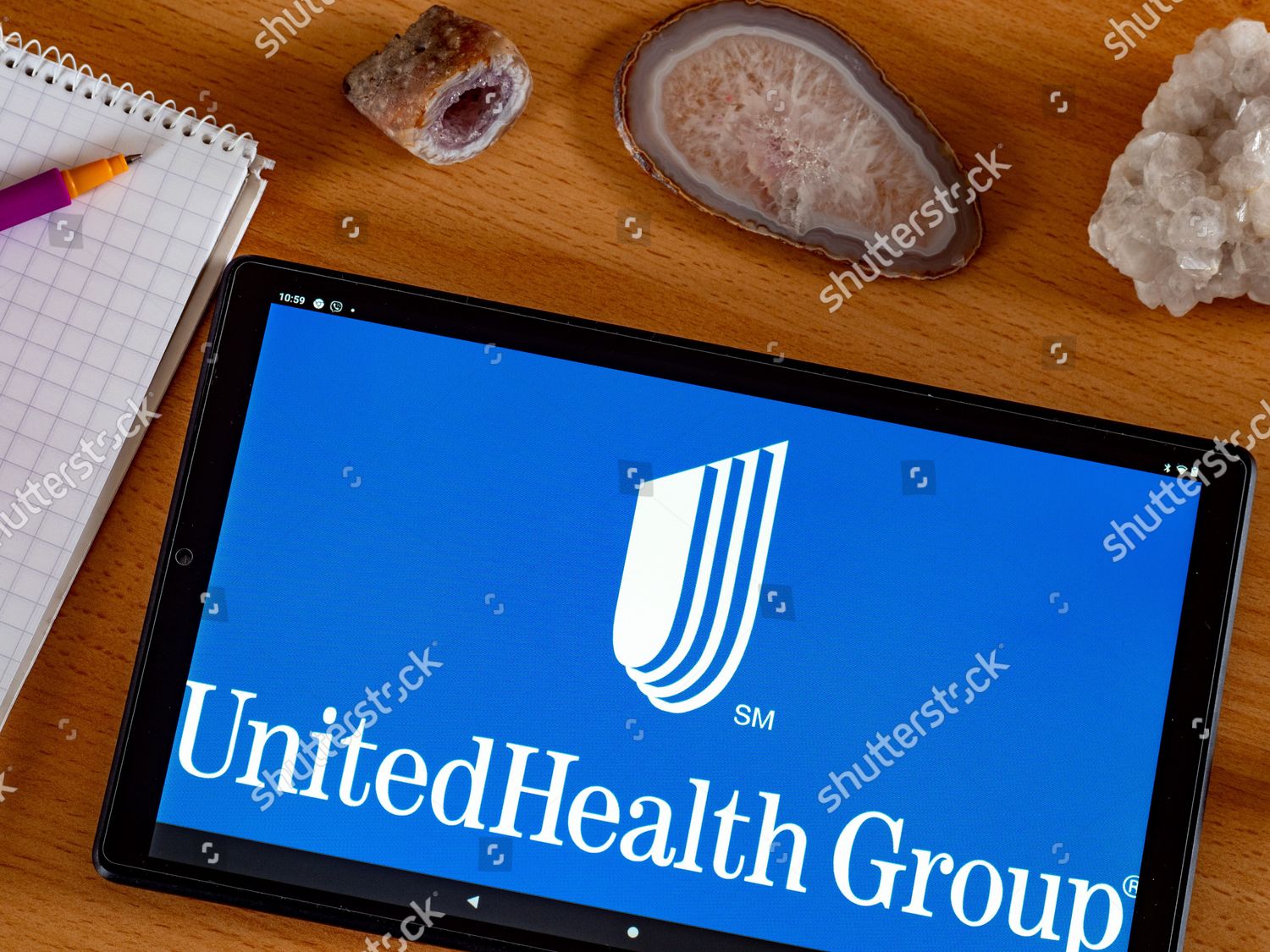 This Photo Illustration Unitedhealth Group Logo Editorial Stock Photo ...