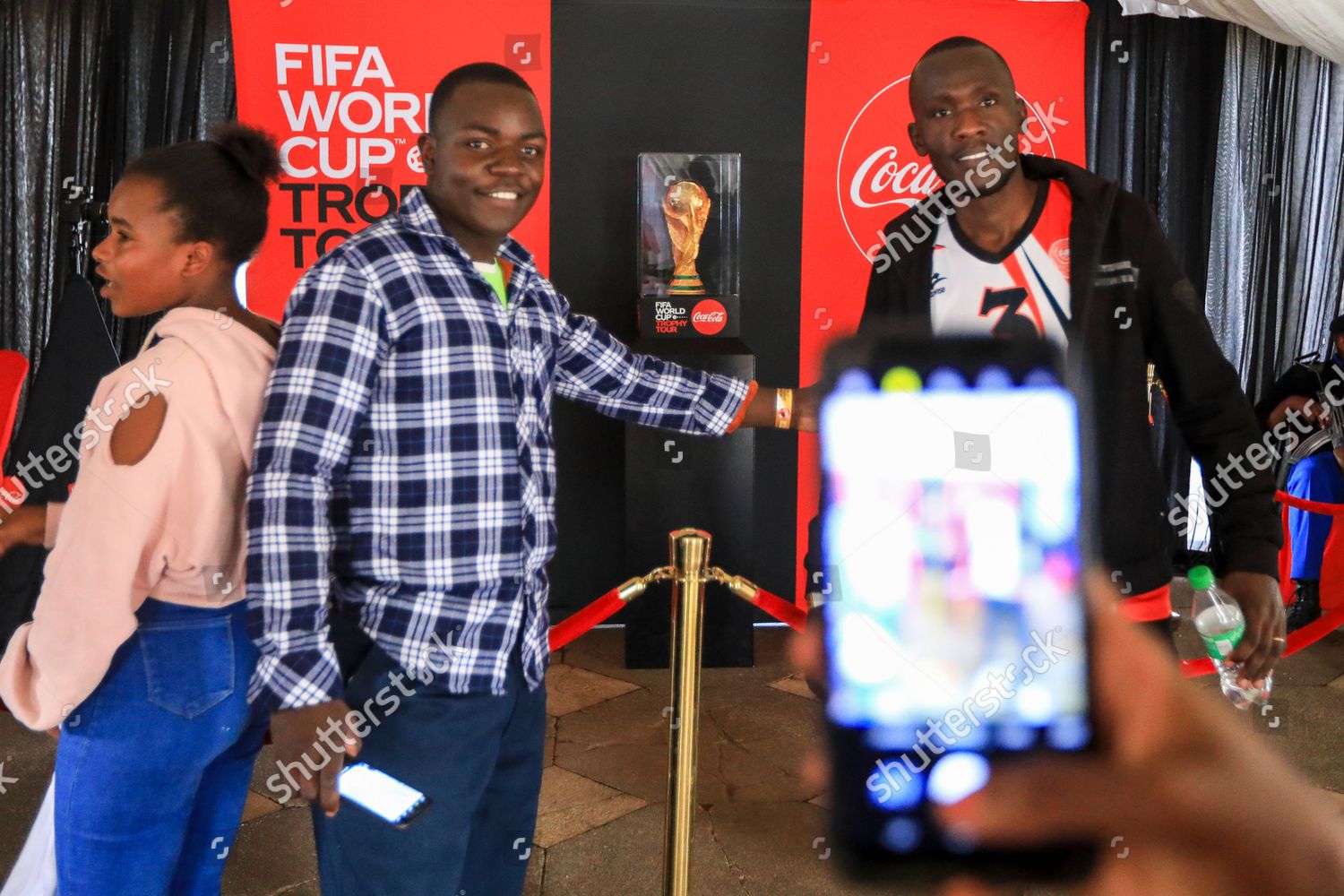 Kenyan Soccer Fans Pose Photo Next Editorial Stock Photo - Stock Image ...