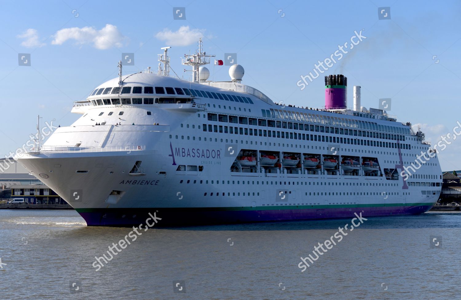 Ambassador Cruise Line 245m Flagship Ambience Editorial Stock Photo ...