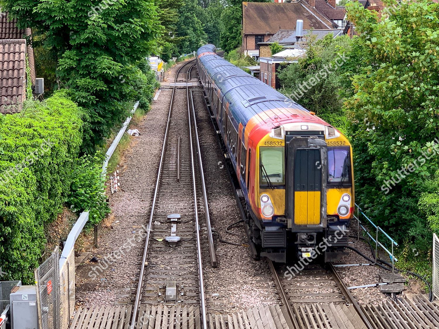 South Western Train Datchet Railway Station Editorial Stock Photo ...