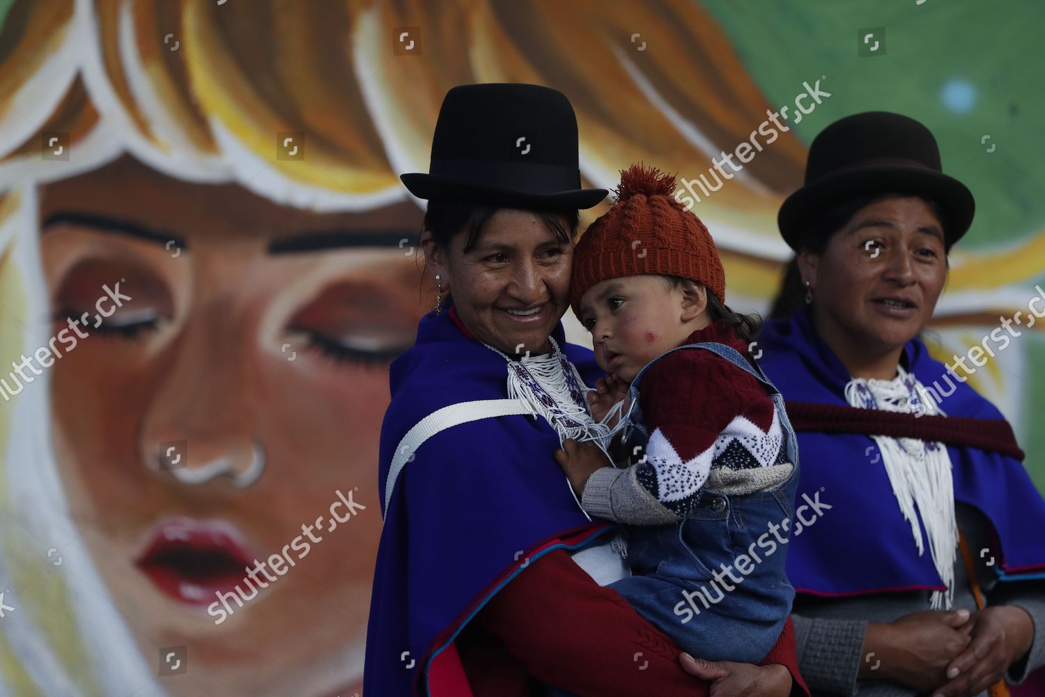 Two Misak Indigenous People Attend Polling Editorial Stock Photo ...