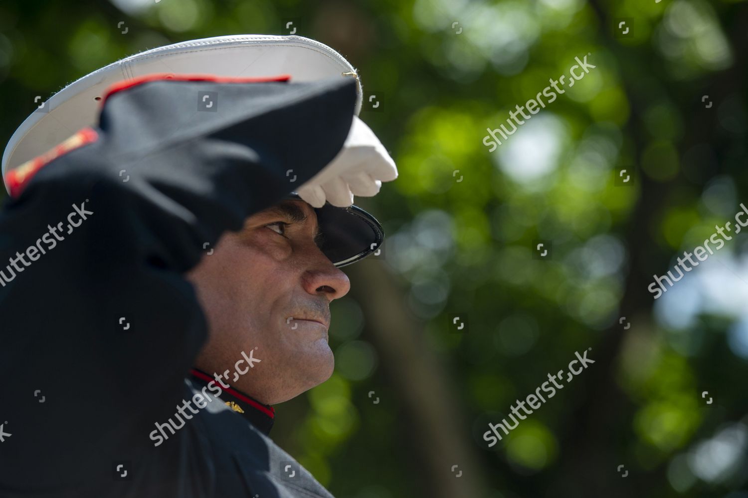 Staff Sgt Tim Chambers Known Saluting Editorial Stock Photo - Stock ...
