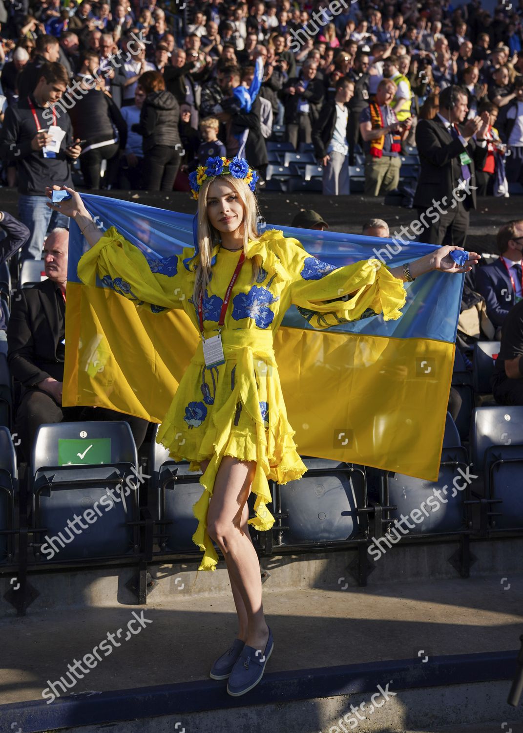 Vlada Shcheglova Ukrainian Tv Presenter Wife Editorial Stock Photo ...