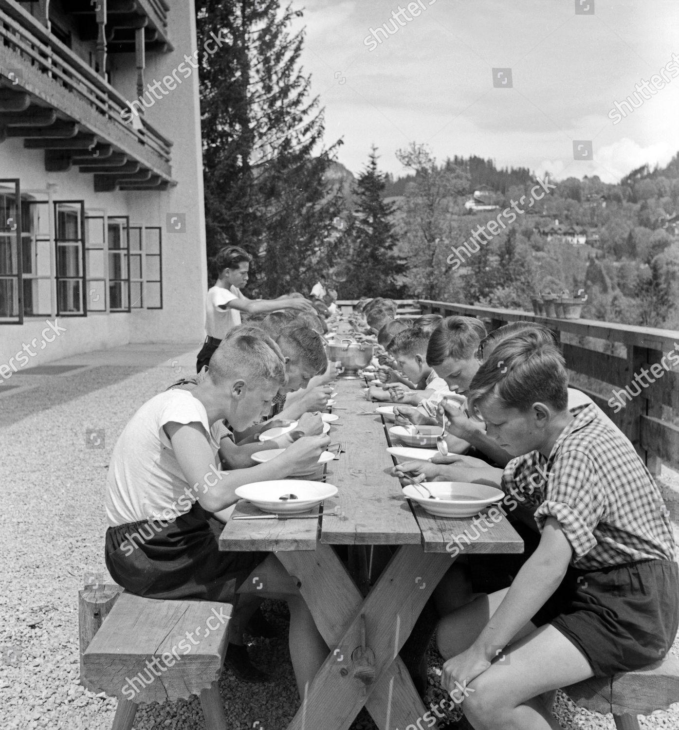 Boys Having Lunch Adolf Hitler Youth Editorial Stock Photo - Stock ...