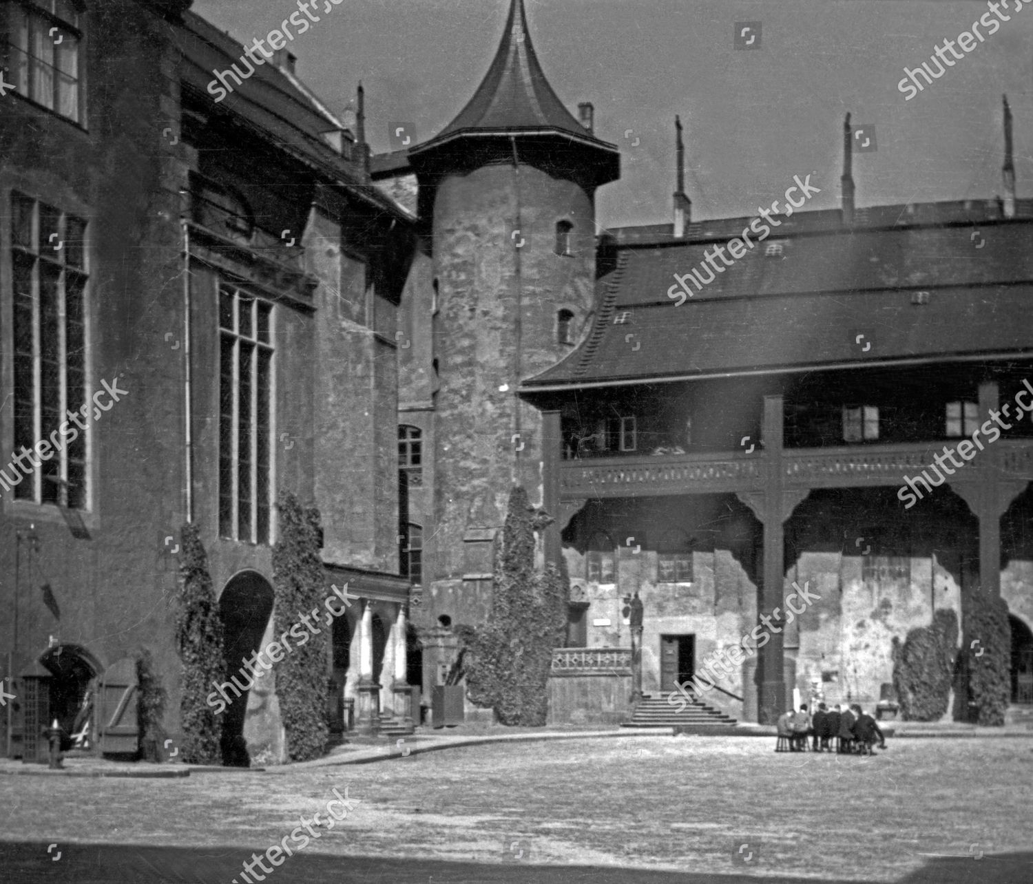 Courtyard Castle Koenigsberg East Prussia 1930s Editorial Stock Photo ...