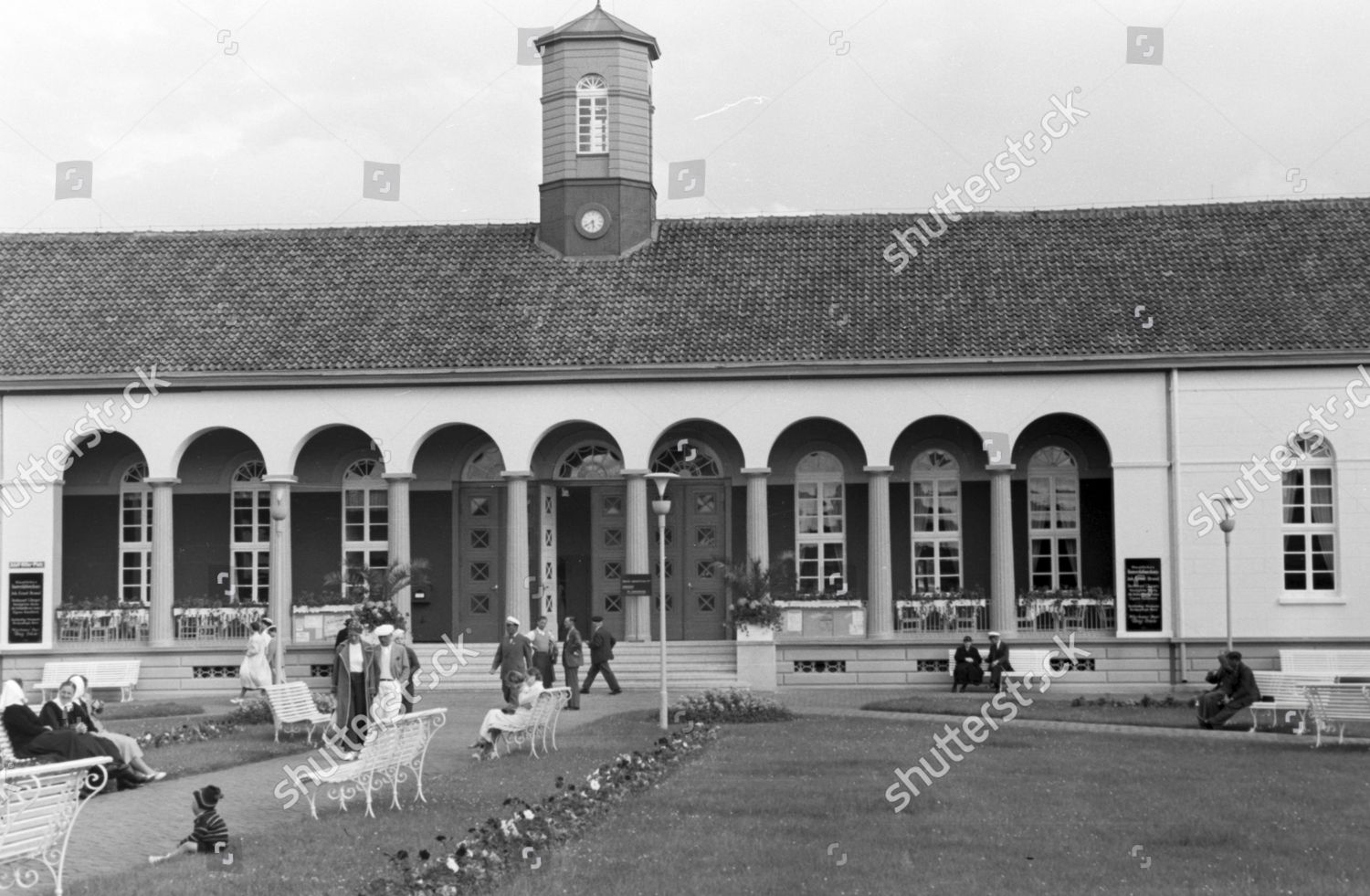Spa Resort Norderney Germany 1930s Editorial Stock Photo - Stock Image ...