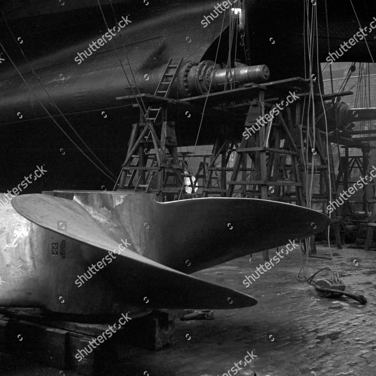 German Passenger Ship Europa Dockyard Bremerhaven Editorial Stock Photo ...