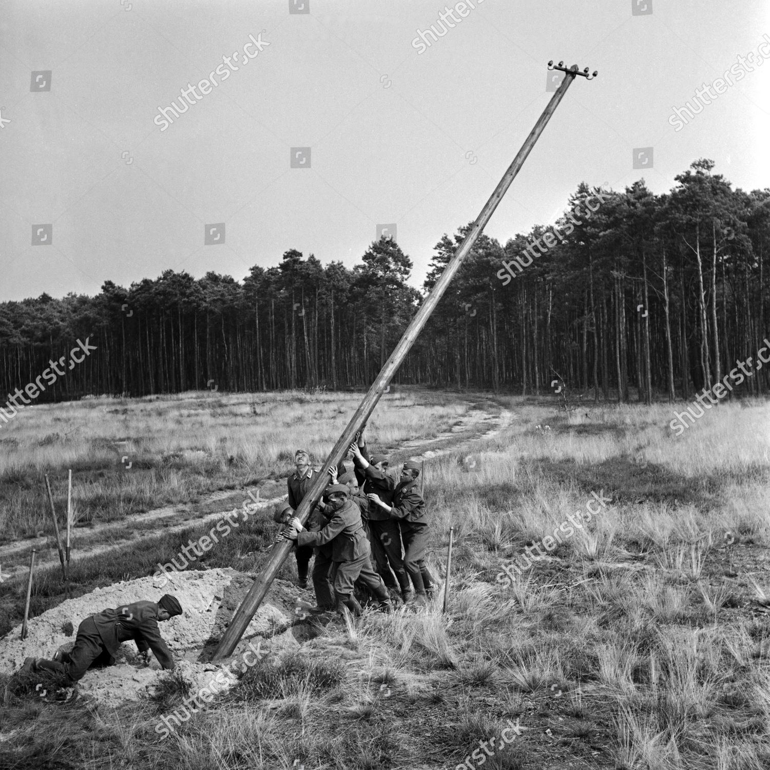Telegraph Mast Installed By Pioneer Group Editorial Stock Photo - Stock ...