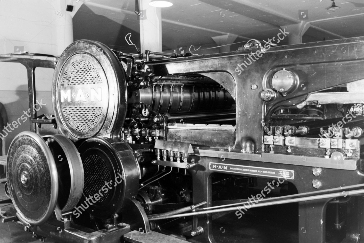 Rotary Printing Press Plants Mechanical Engineering Editorial Stock rotary-printing-press-plants-mechanical-engineering-editorial-stock