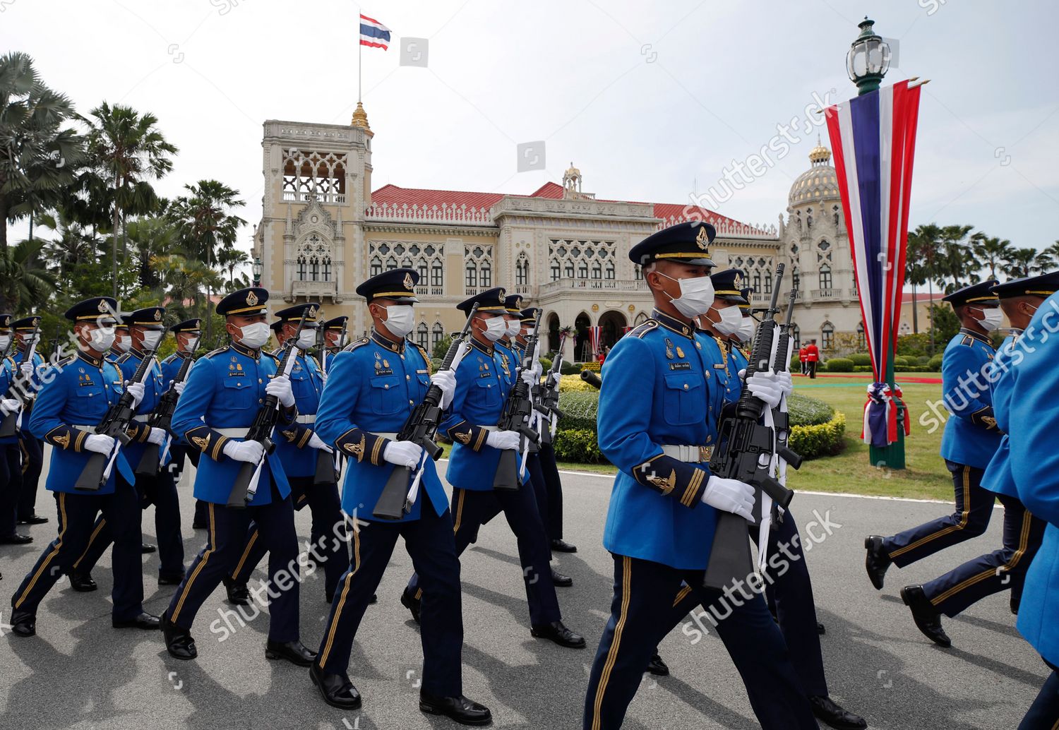 Thai Honor Guard Parade During Welcoming Editorial Stock Photo - Stock ...