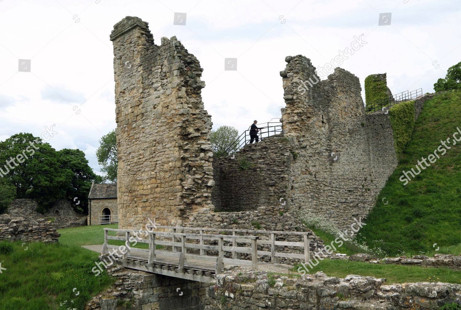 Bailey Internal Dry Moat 13th Century Editorial Stock Photo - Stock ...