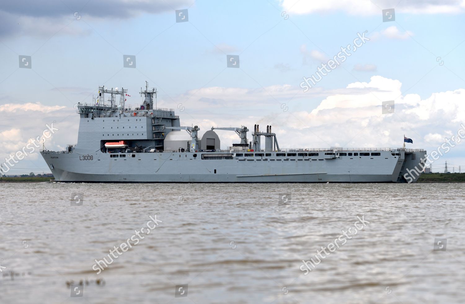 Gigantic Royal Fleet Auxiliary Ship Rfa Editorial Stock Photo - Stock ...
