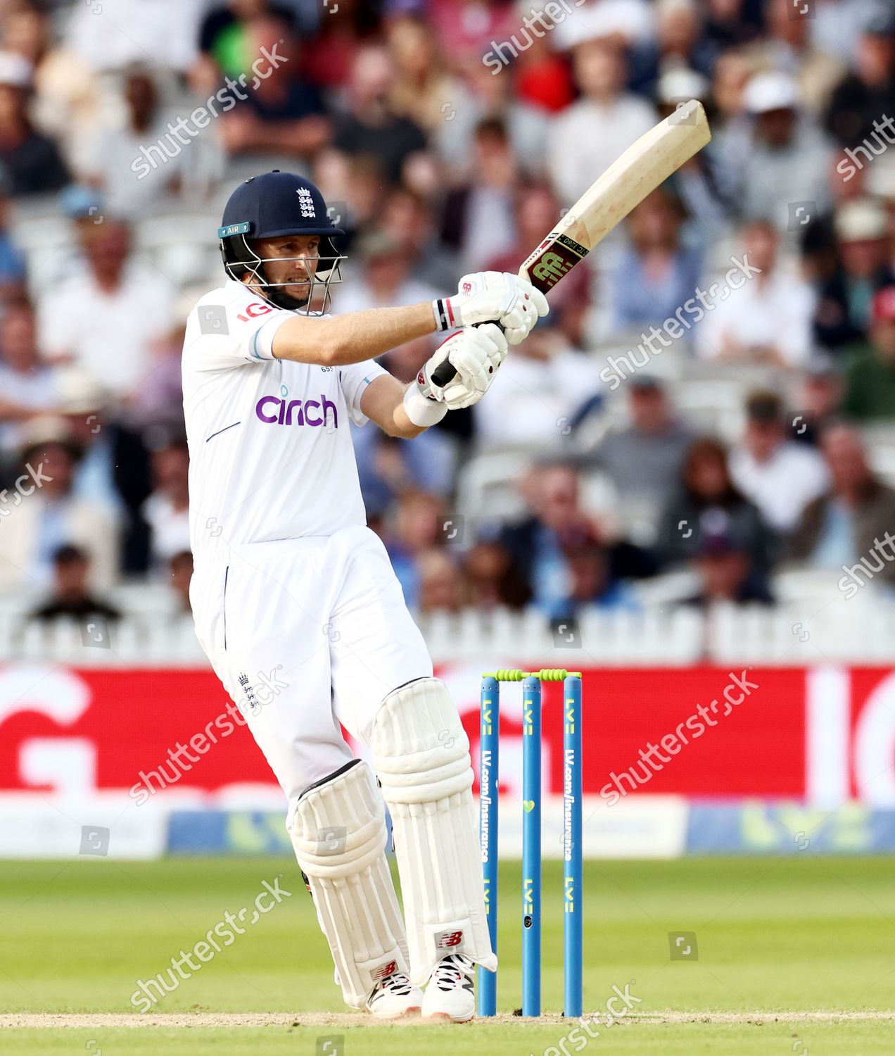 Joe Root England Batting Action Editorial Stock Photo - Stock Image ...