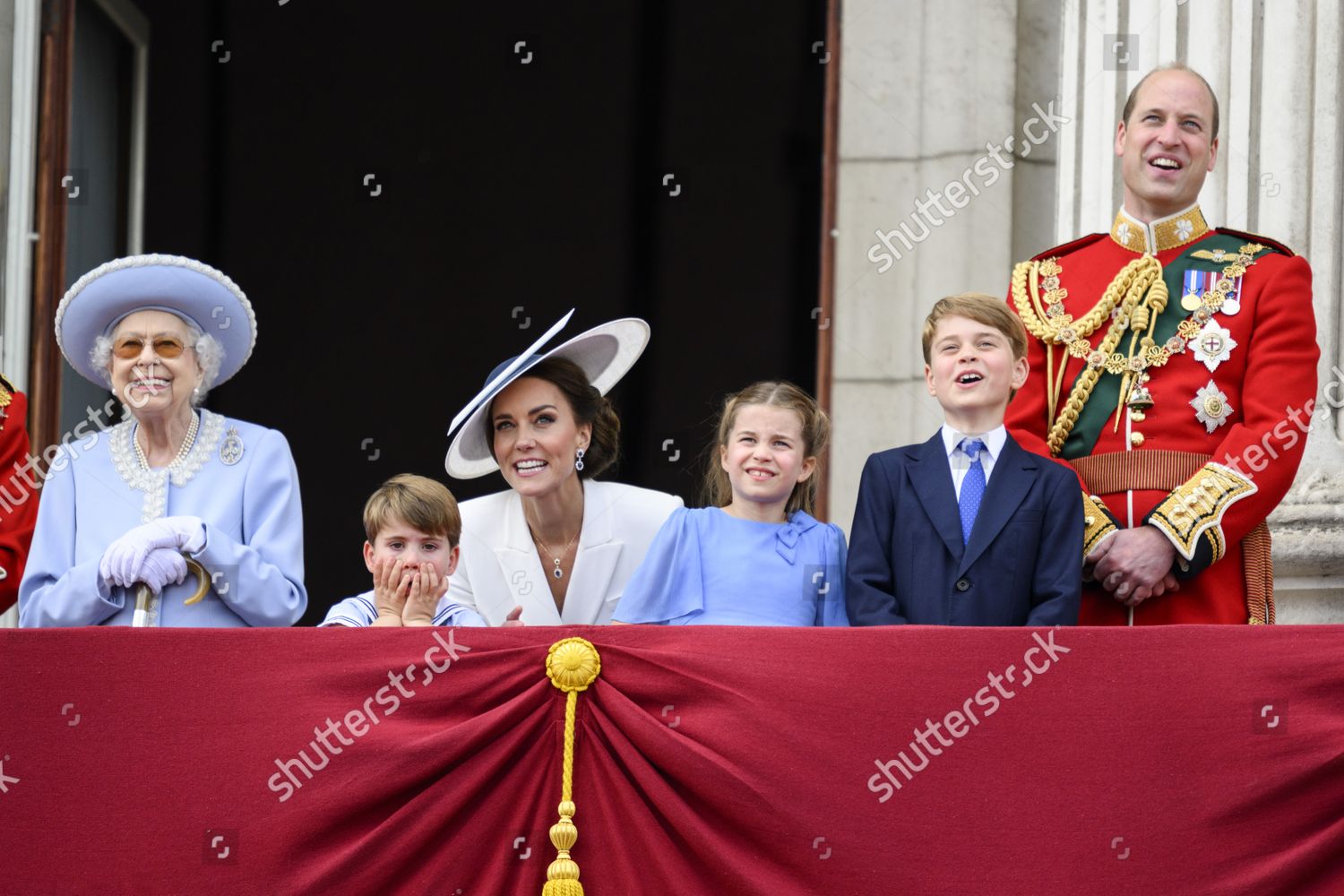 Queen Elizabeth Ii Prince Louis Cambridge Editorial Stock Photo - Stock ...