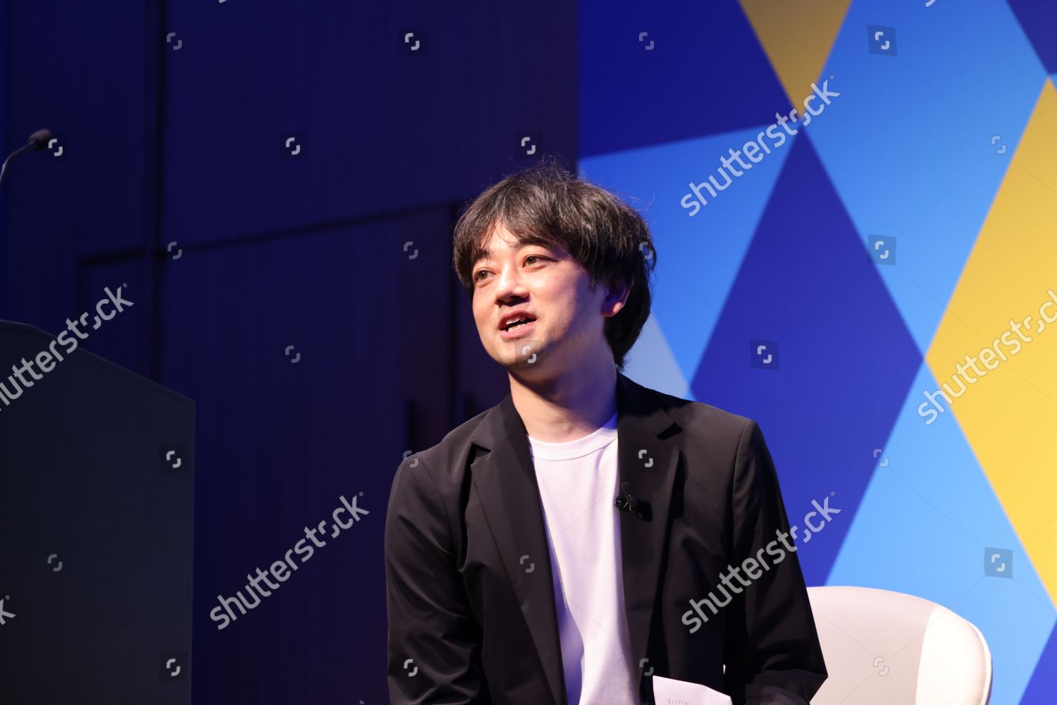 Shinya Tanaka Dentsu Digital Inc Executive Editorial Stock Photo ...