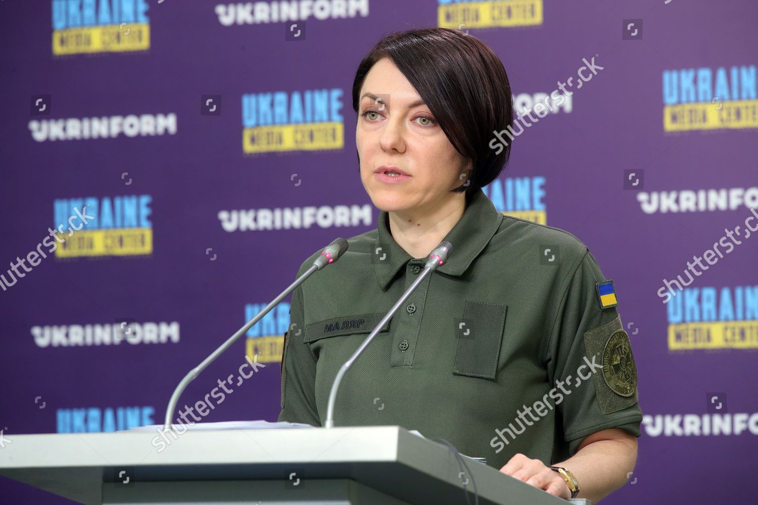 Deputy Minister Defence Ukraine Hanna Maliar Editorial Stock Photo ...