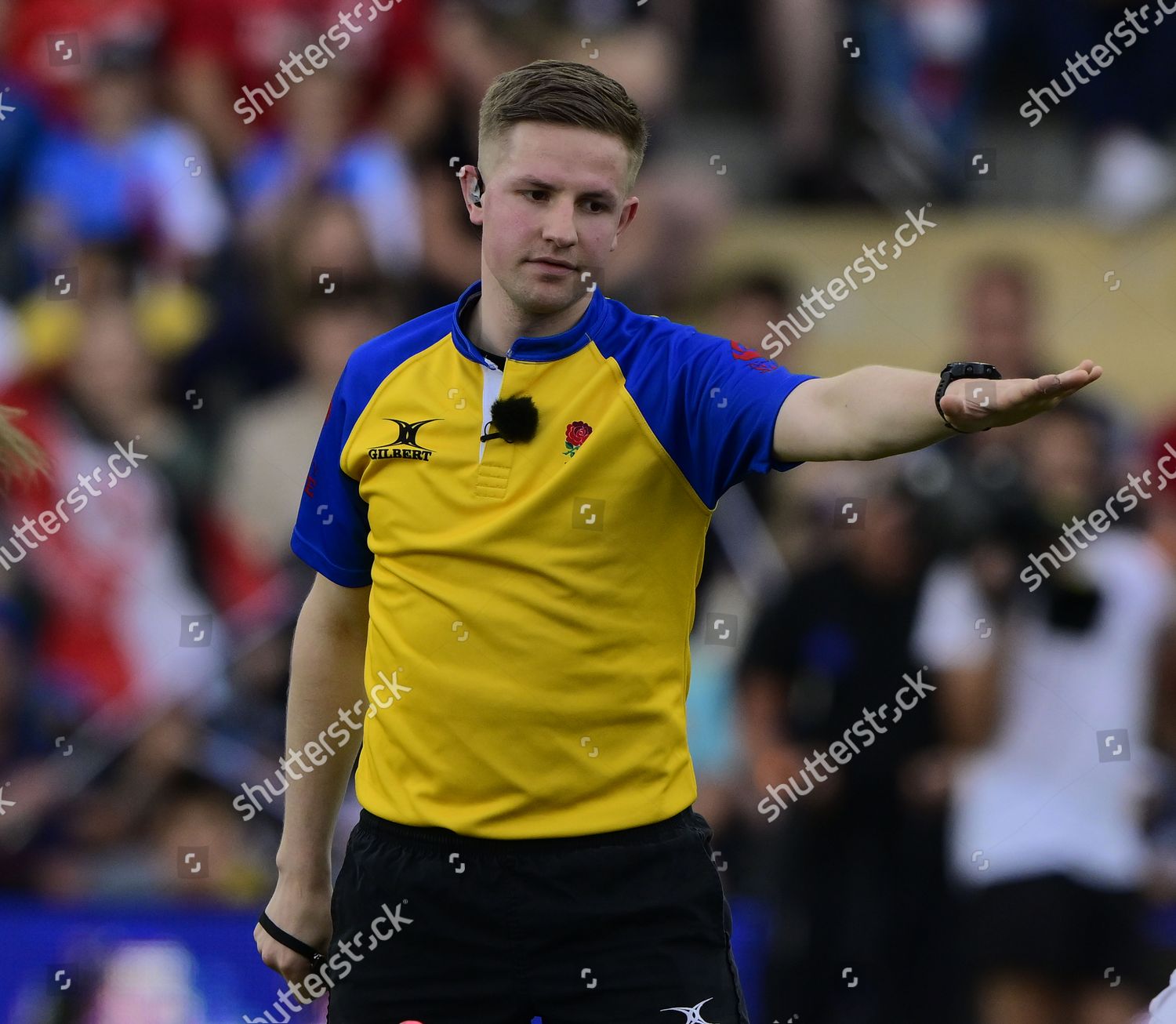 Referee Harry Walbaum During Allianz Premier Editorial Stock Photo ...