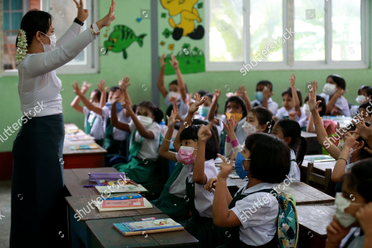 Students React Class On First Day Editorial Stock Photo - Stock Image ...