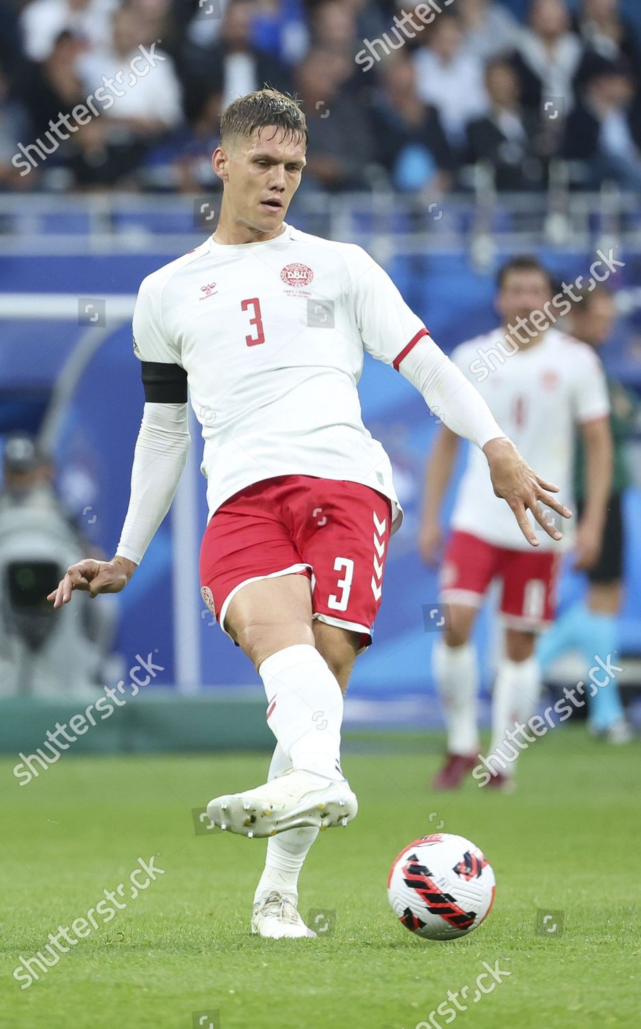 Jannik Vestergaard Denmark During Uefa Nations Editorial Stock Photo ...