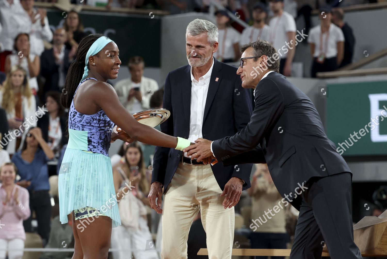 Finalist Coco Gauff Usa Gilles Moretton Editorial Stock Photo - Stock ...