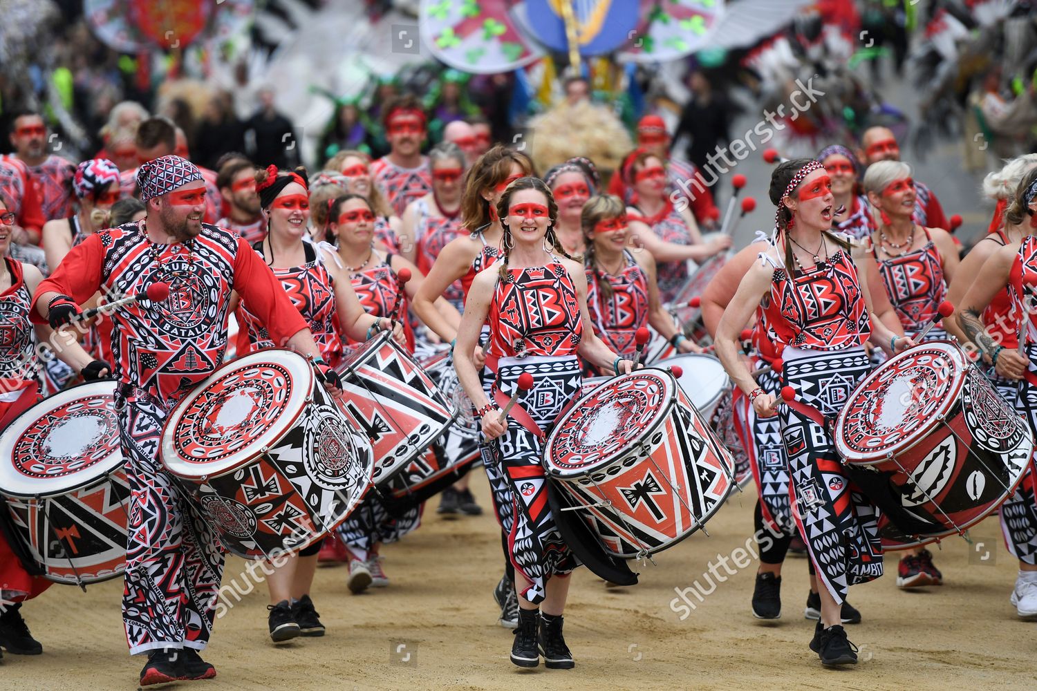 Batala Band Parades During Platinum Pageant Editorial Stock Photo ...