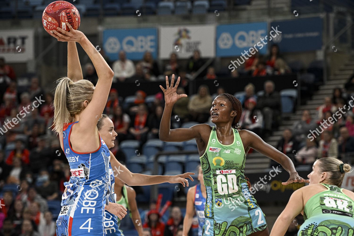 Sunday Aryang Fever Attempts Block Shot Editorial Stock Photo - Stock ...