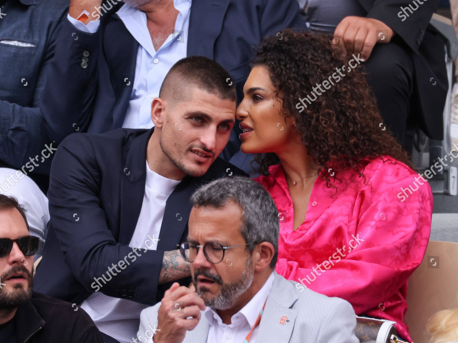 Marco Verratti Jessica Aidi Verratti Attending Editorial Stock Photo ...