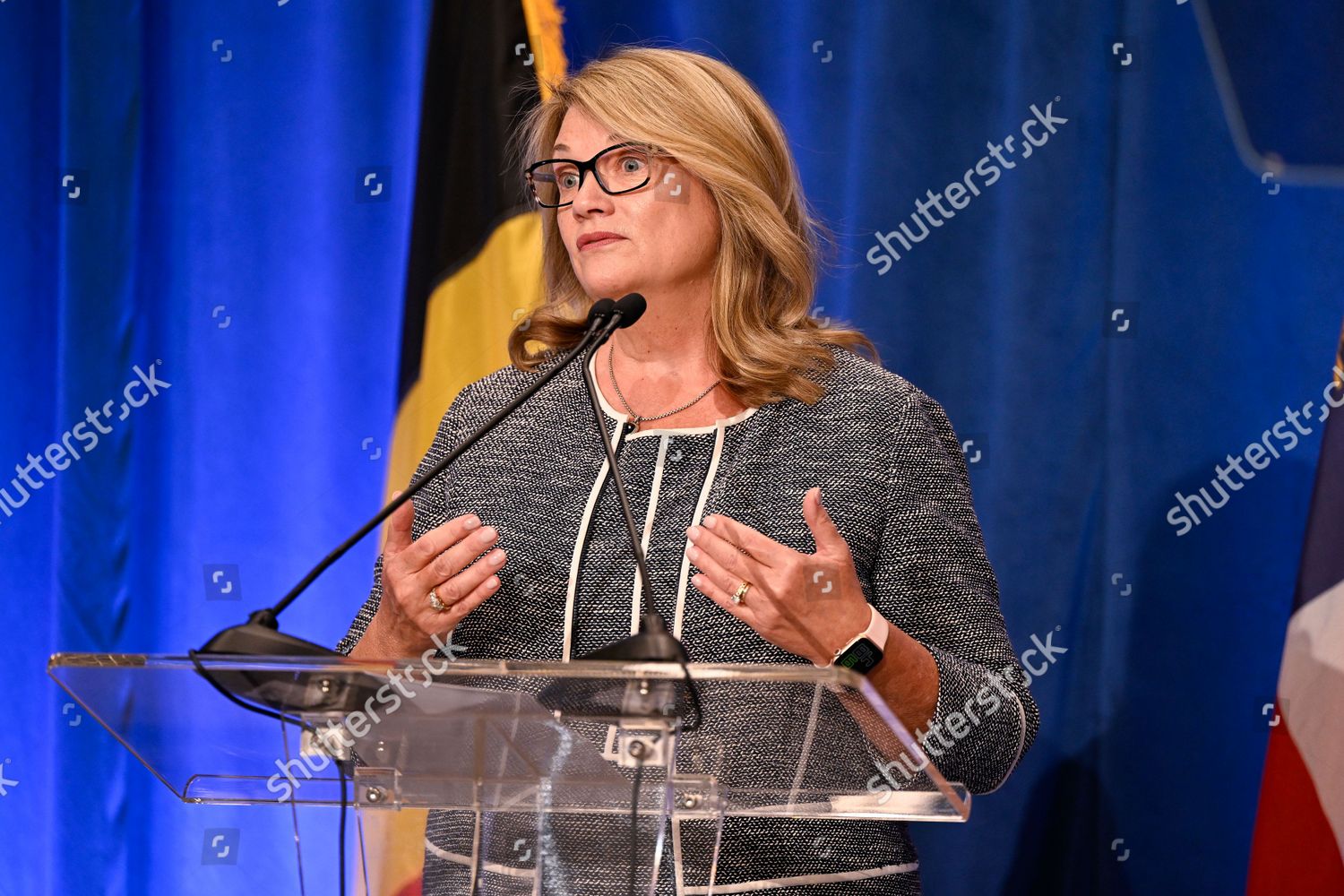 Ucbs Patty Fritz Pictured During Visit Editorial Stock Photo - Stock ...