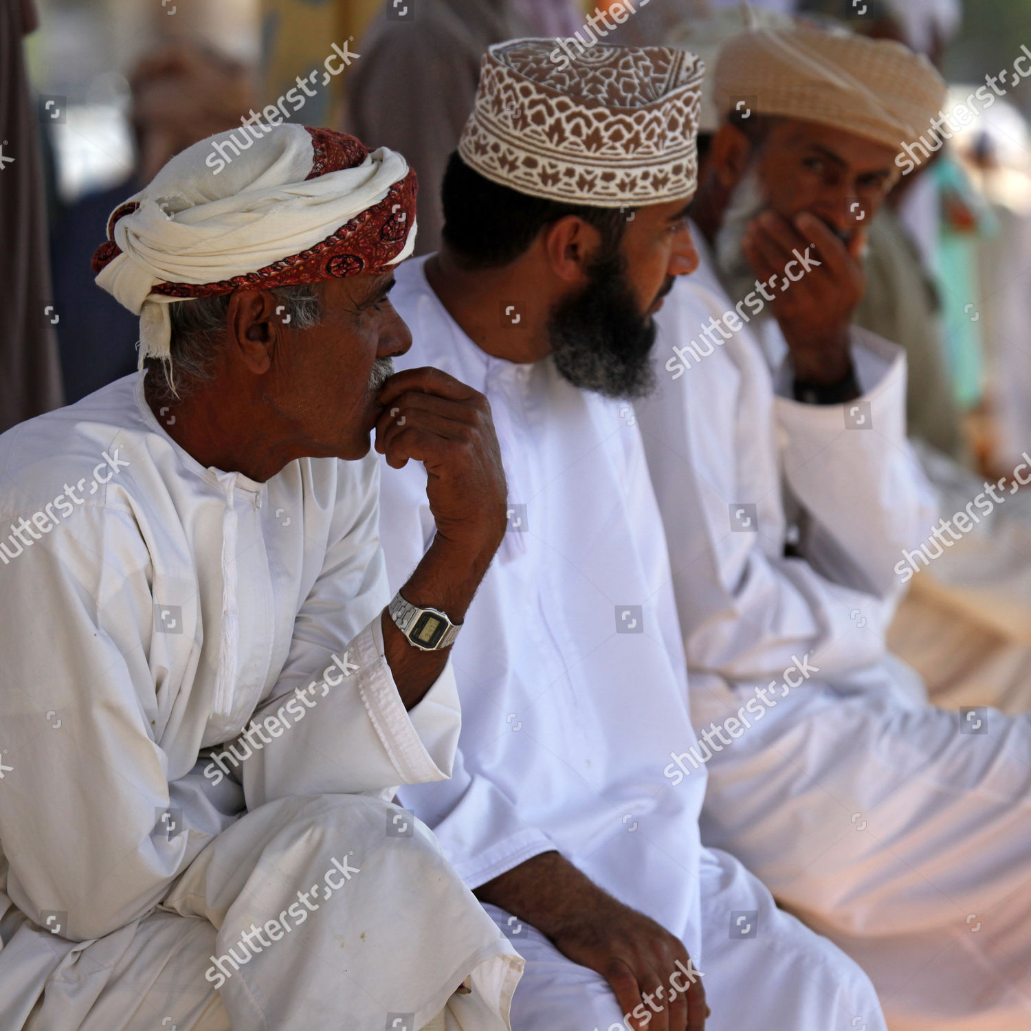 Omani Men Cattle Market Nizwa Oman Editorial Stock Photo - Stock Image ...