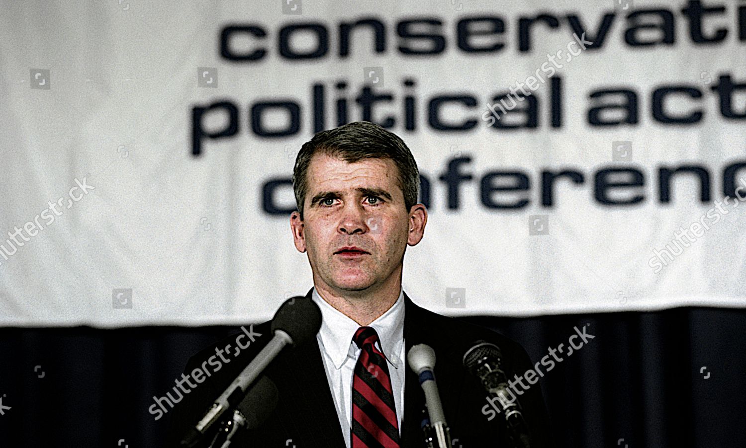 Lt Colonel Oliver North Addresses Annual Editorial Stock Photo - Stock ...