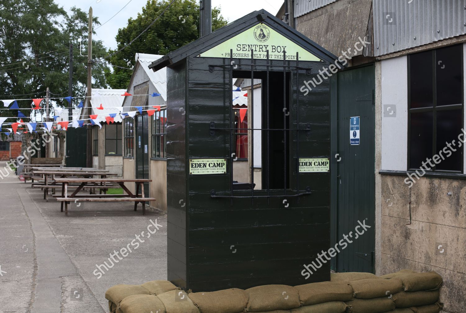 Sentry Box Prisoners Accommodation Huts in Editorial Stock Photo ...