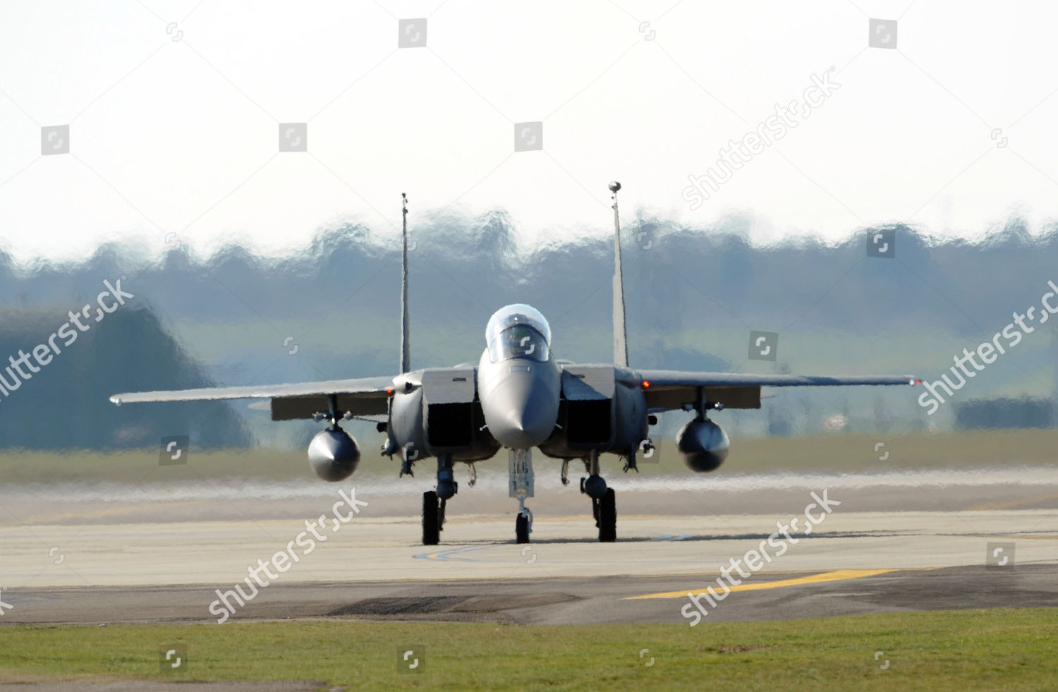 Usaf F15 E Strike Eagle Taking Editorial Stock Photo - Stock Image ...