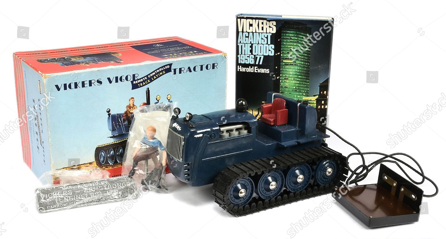 Vickers Vigor Remoted Controlled Tracklaying Tractor Editorial Stock ...
