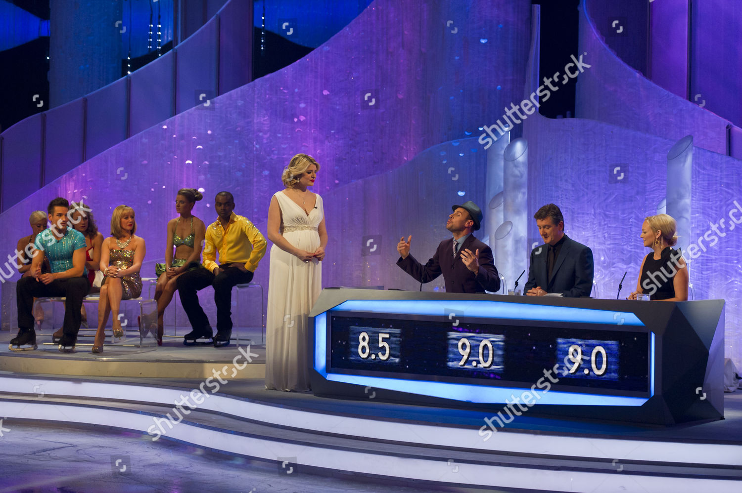 Presenter Holly Willoughby Judges Jason Gardiner Editorial Stock Photo ...