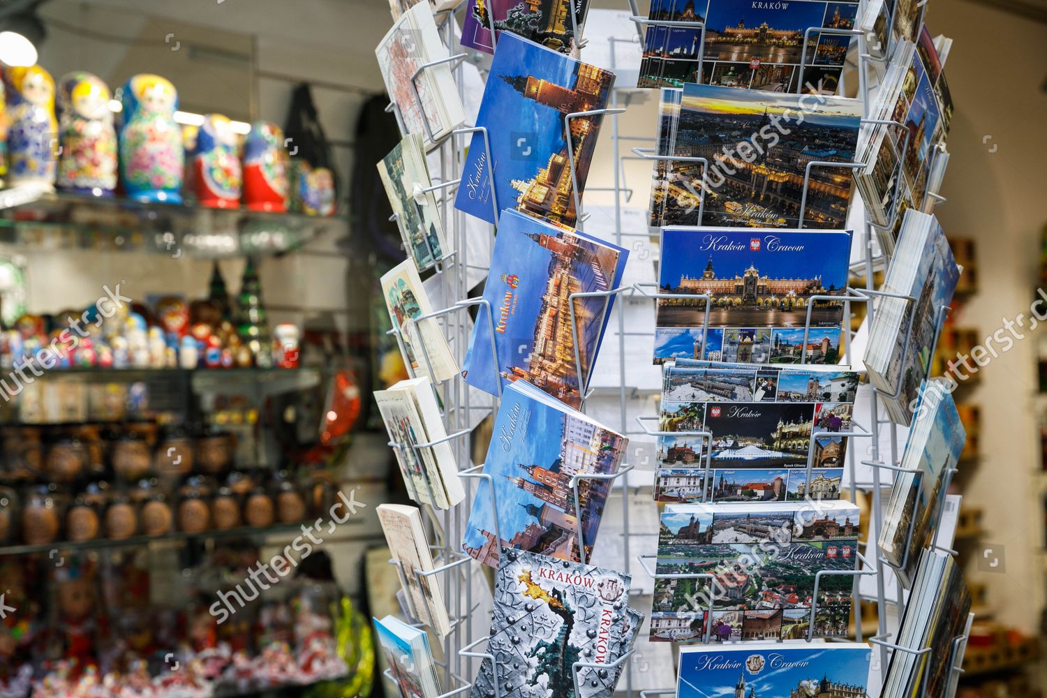 Showcase Souvenir Shop Full Postcards Others Editorial Stock Photo ...