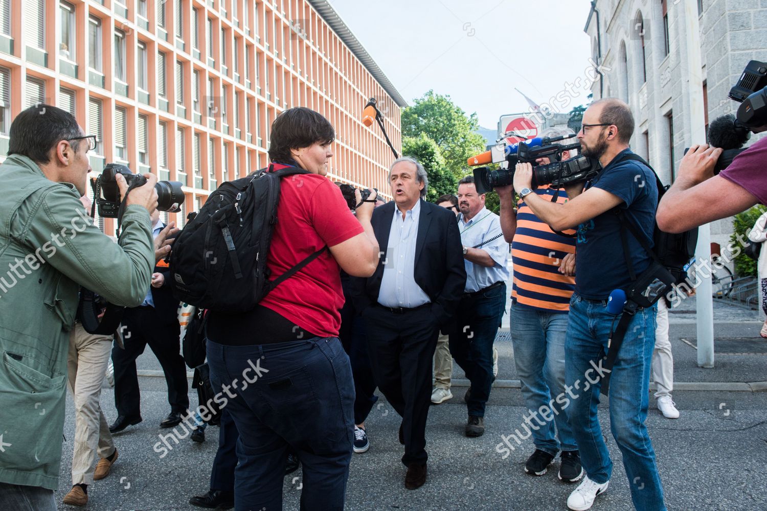 Former President European Football Association Uefa Editorial Stock ...