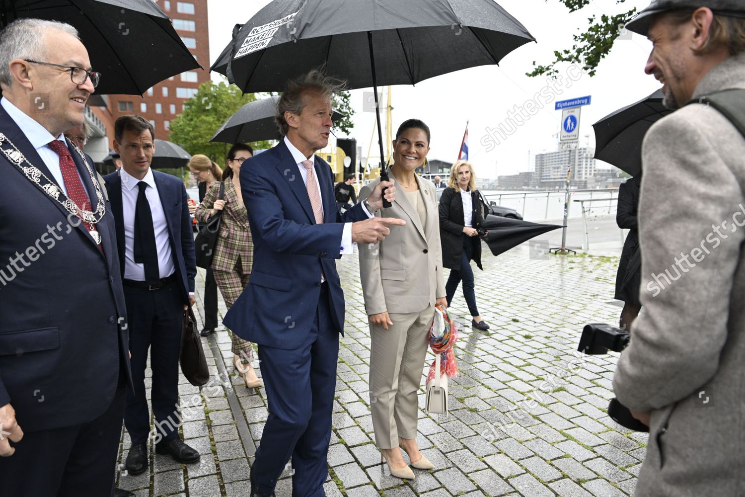 Crown Princess Victoria Visits Port Rotterdam Editorial Stock Photo ...