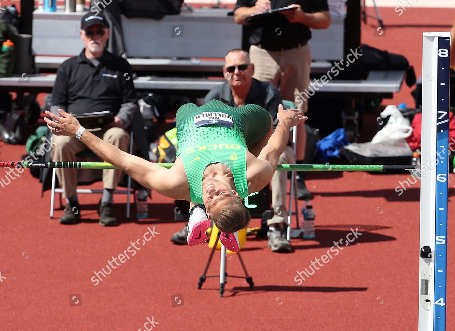 Max Vollmer Oregon Competes High Jump Editorial Stock Photo - Stock ...