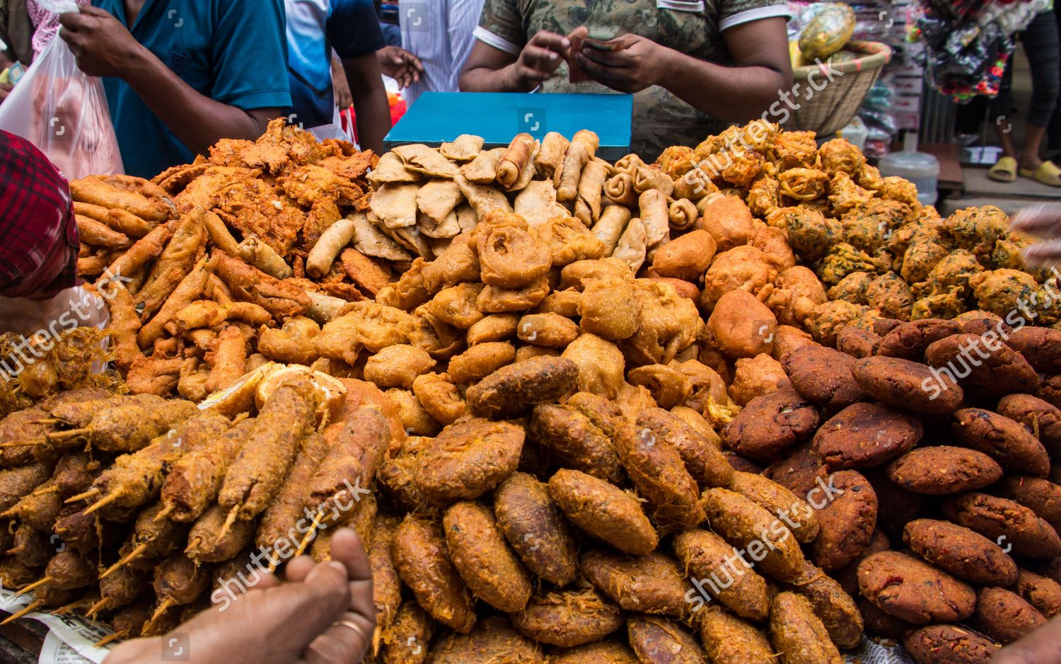Biggest Delicious Traditional Street Foods Market Editorial Stock Photo ...