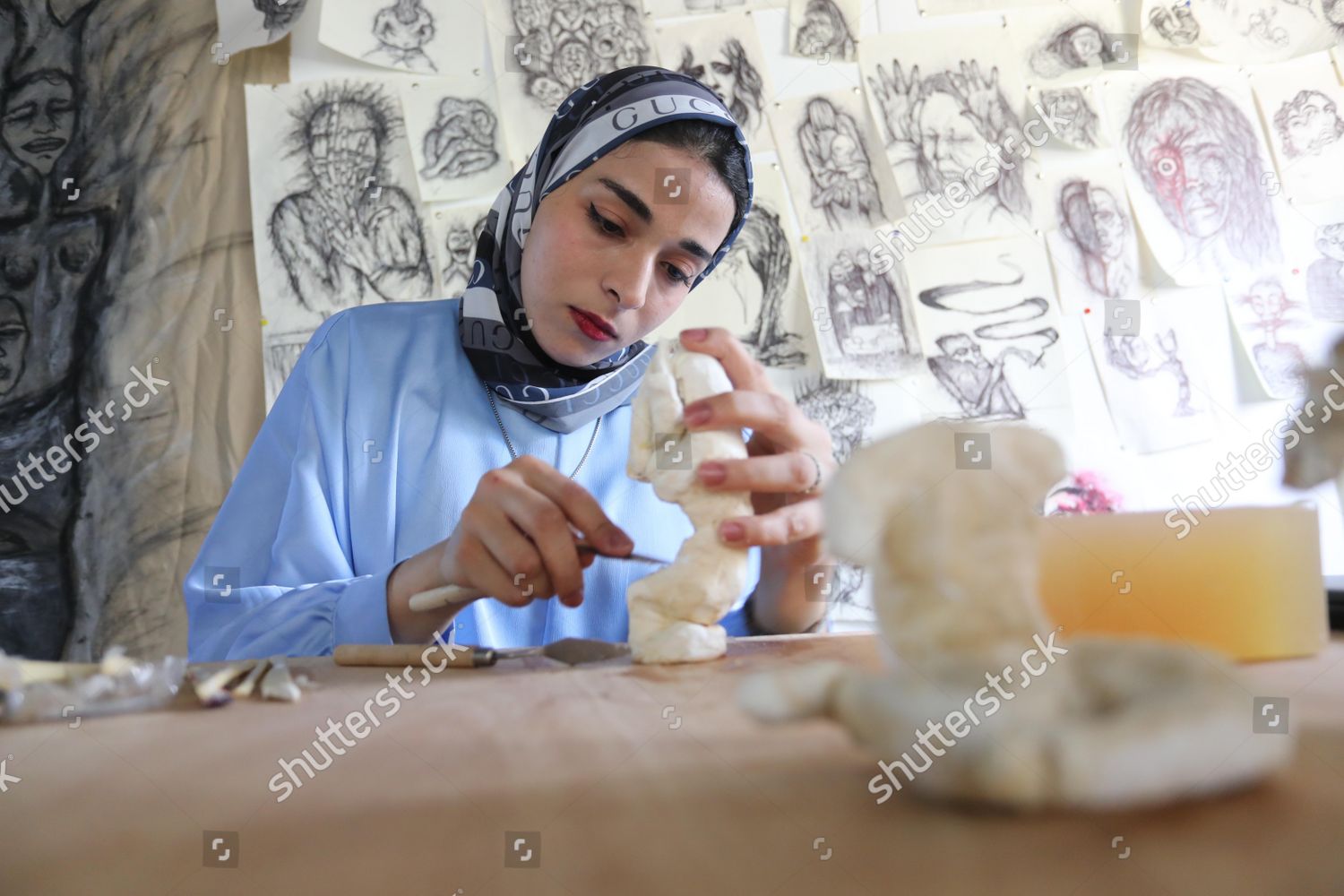 Palestinian Architect Artist Sherine Abdel Karim Editorial Stock Photo ...