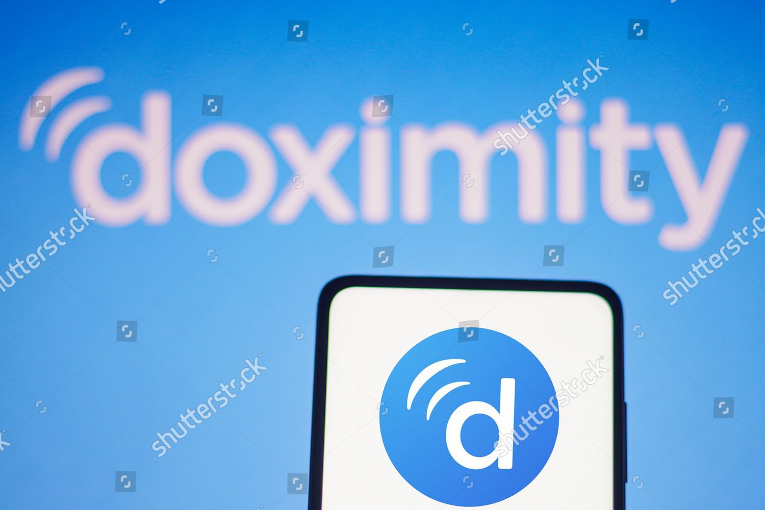 This Photo Illustration Doximity Logo Displayed Editorial Stock Photo ...