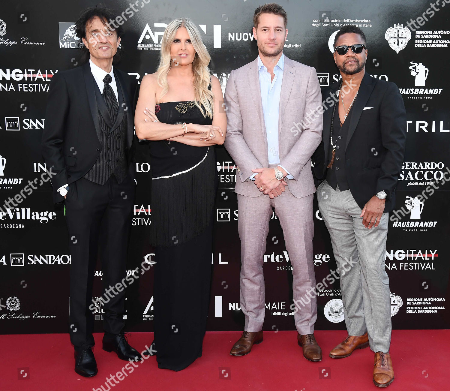 Giulio Base Justin Hartley Tiziana Rocca Editorial Stock Photo - Stock ...