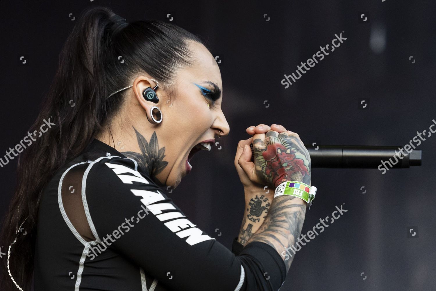 Tatiana Shmailyuk Singer Ukrainian Metal Band - Foto de stock de ...