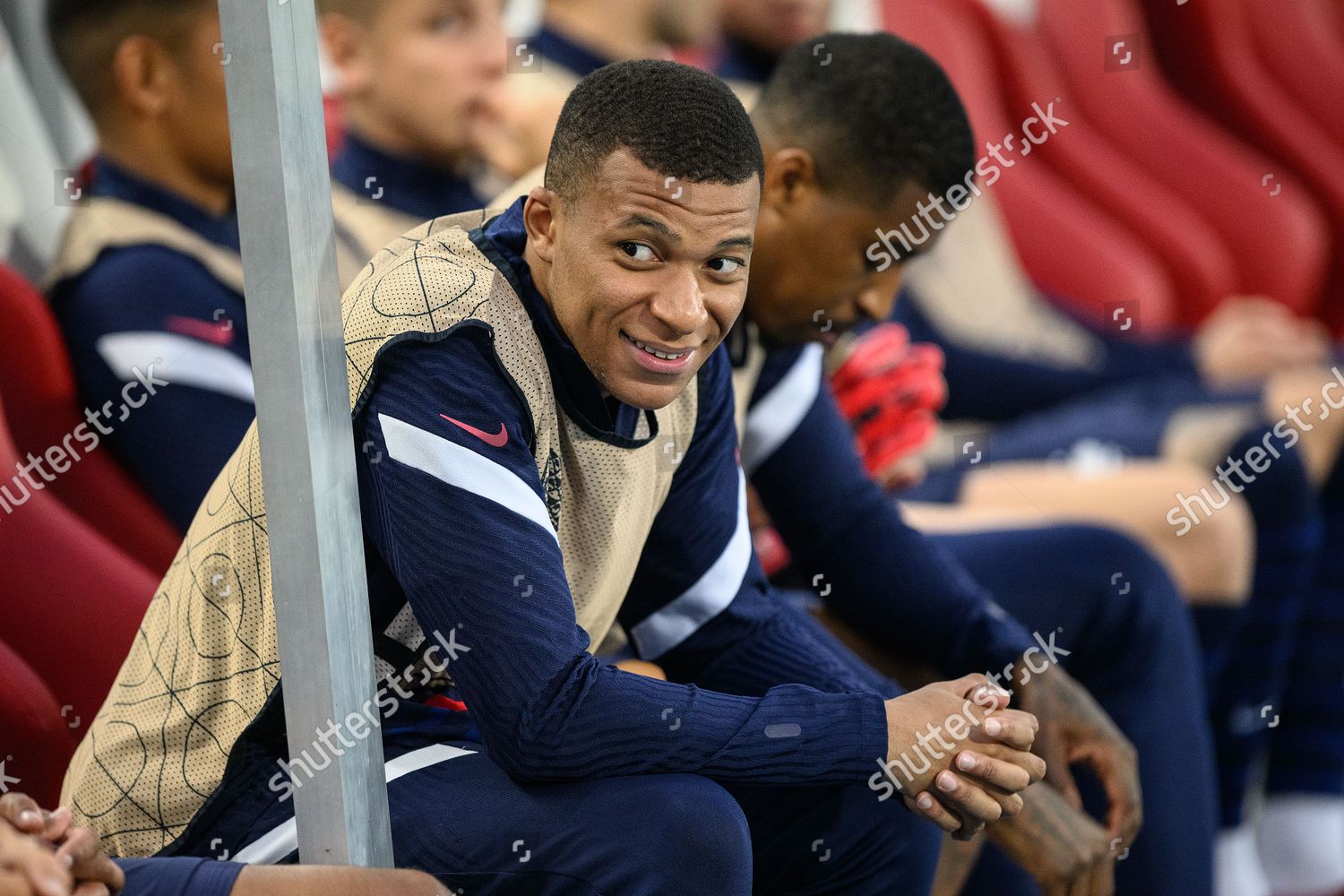 Kylian Mbappe France Reacts On Bench Editorial Stock Photo - Stock ...